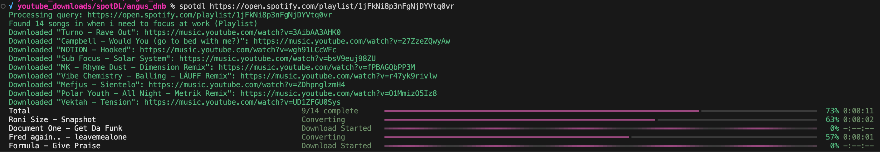 Download Spotify Playlists on Your Mac with spotDL - Tom Lynch